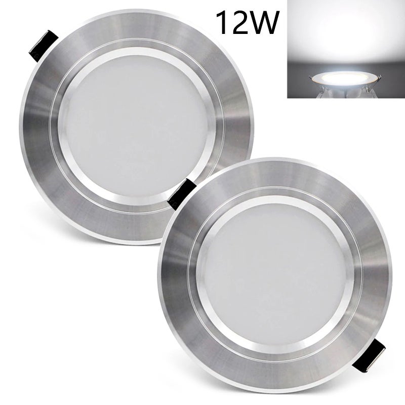Lot de 2 Plafonniers Encastrables LED, Downlights LED Encastrables 12W ...