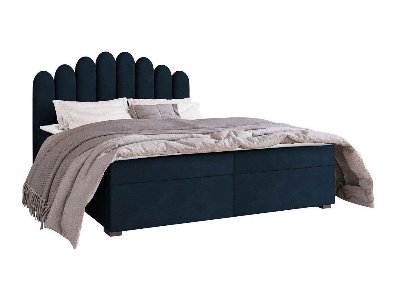 Letto continentale Stamford 100, Doppio, Continentale, Blu, 160x200 ...