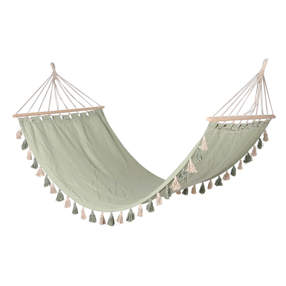 Hamac Suspendu Home ESPRIT Vert 200 x 100 x 5 cm | Leroy Merlin
