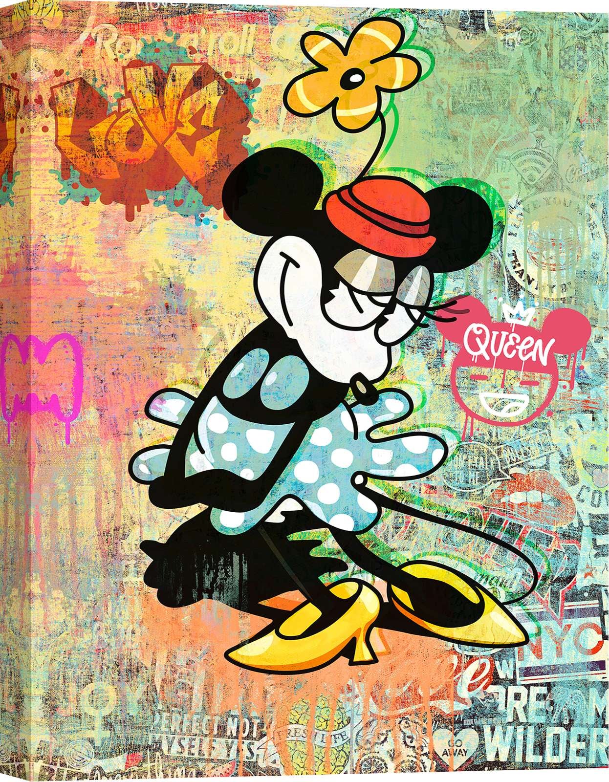 Peintures Pop Mickey Mouse - impression sur toile - Eric Chestier, Pop ...