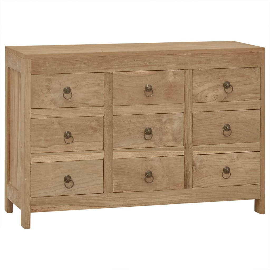 Cómoda 80x30x55 cm Madera maciza de teca | Leroy Merlin