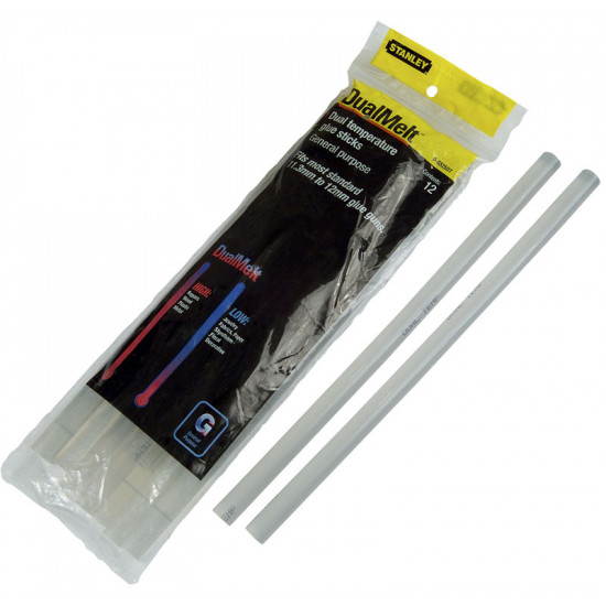 Bâton de colle stanley - ø11.3 mm - longueur 250 mm - 12 pièces - 1 ...