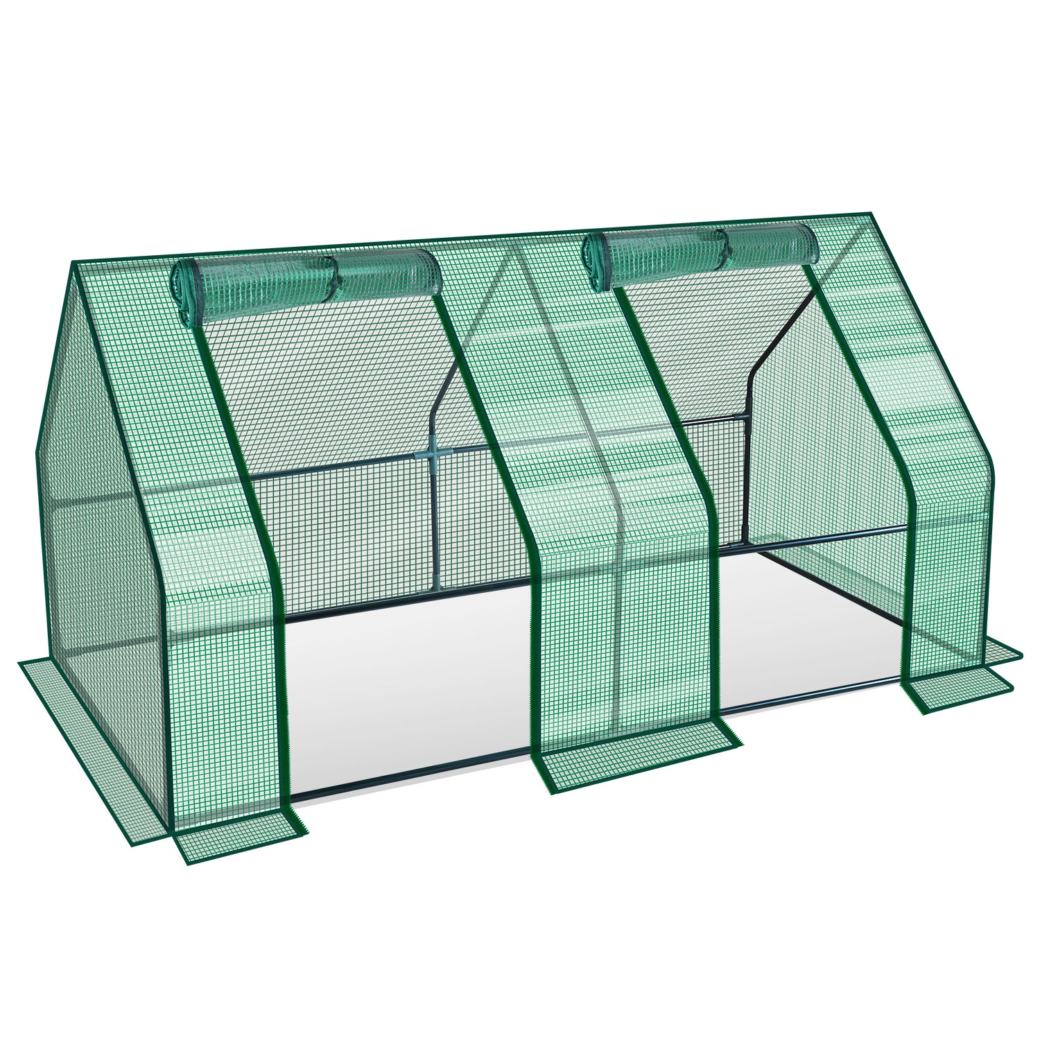 Mini invernadero 180x90x90cm invernadero exterior de plástico con ...