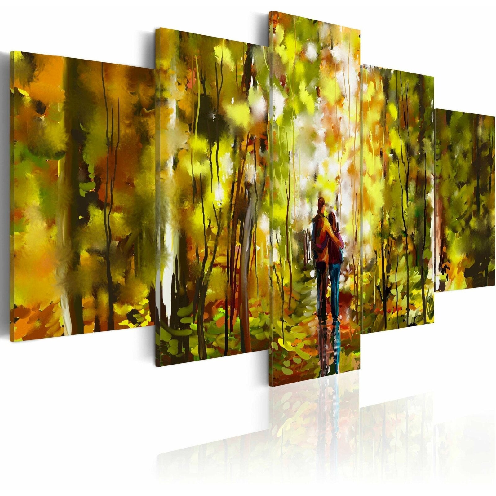 Tableau promenade romantique - 200 x 100 cm | Leroy Merlin