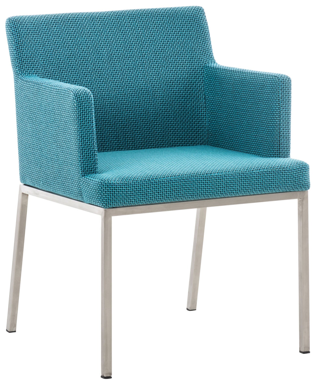 Silla Richardson en tejido de acero inoxidable turquesa | Leroy Merlin