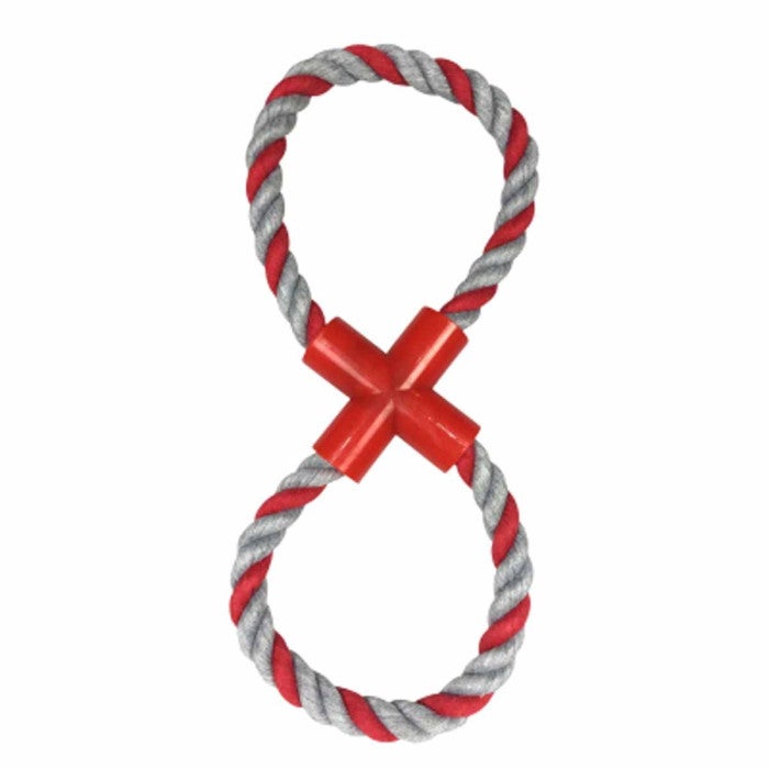 Jouet pour Chien "Corde en Forme de 8" 11cm Multicolore | Leroy Merlin