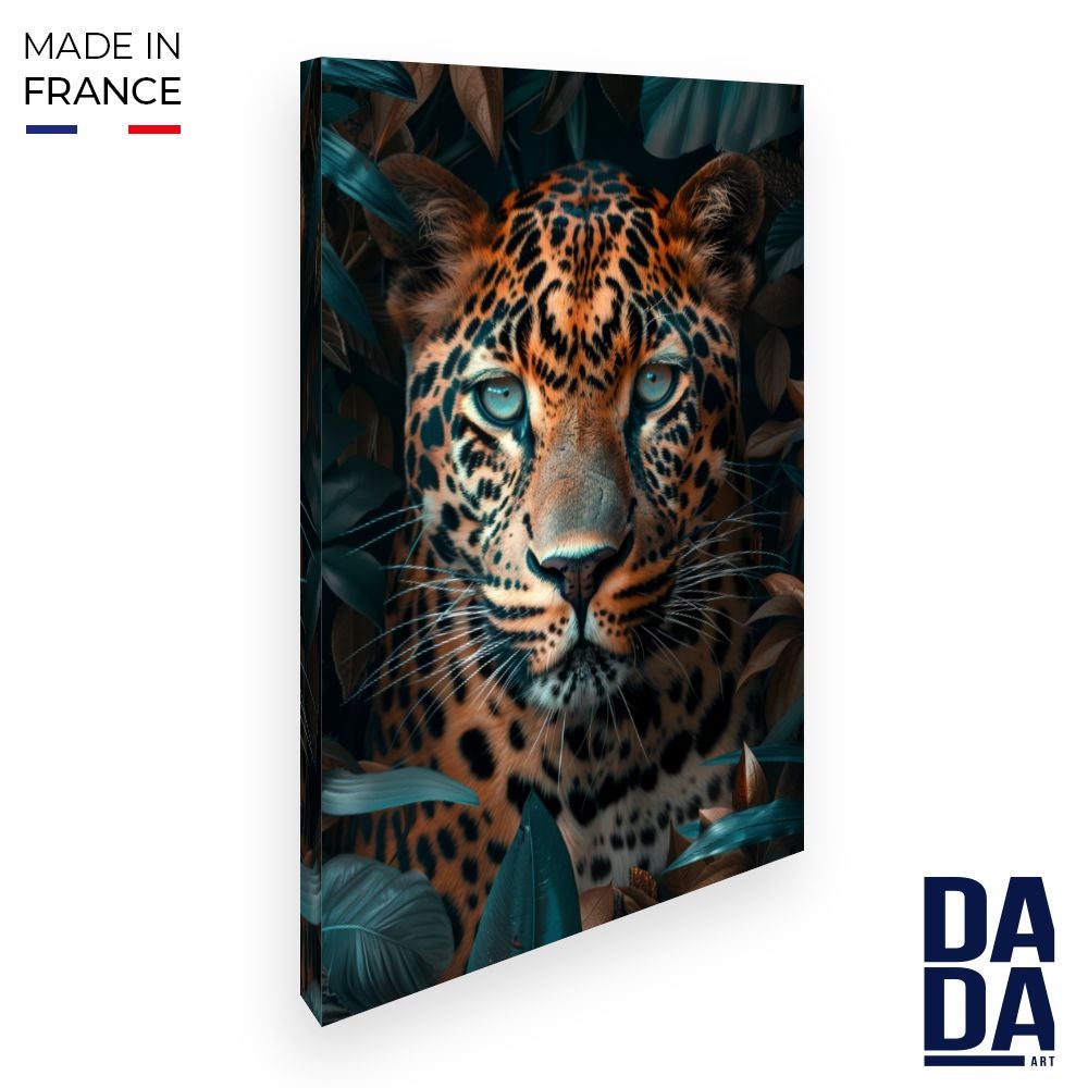 Toile murale Regard félin intense / 50x70cm / Fabriqué en France ...