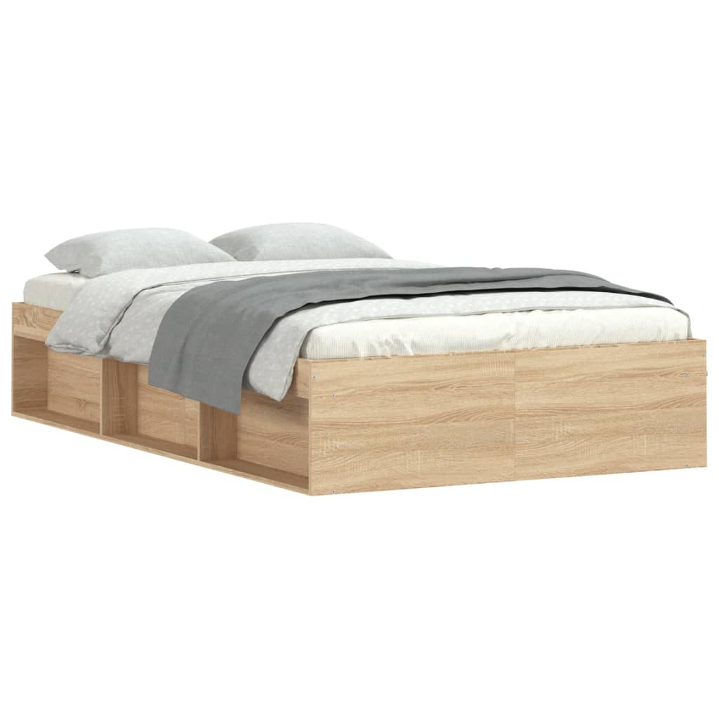 Lit double | Lit adulte | Cadre de lit chêne sonoma 120x200 cm912613 ...