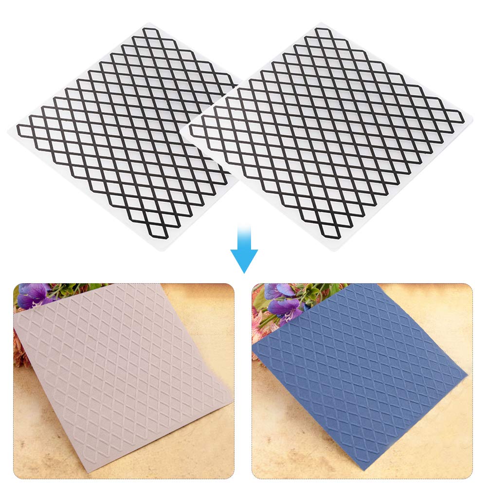 2 carpetas de relieve cóncavas y convexas, plantilla para álbumes de ...