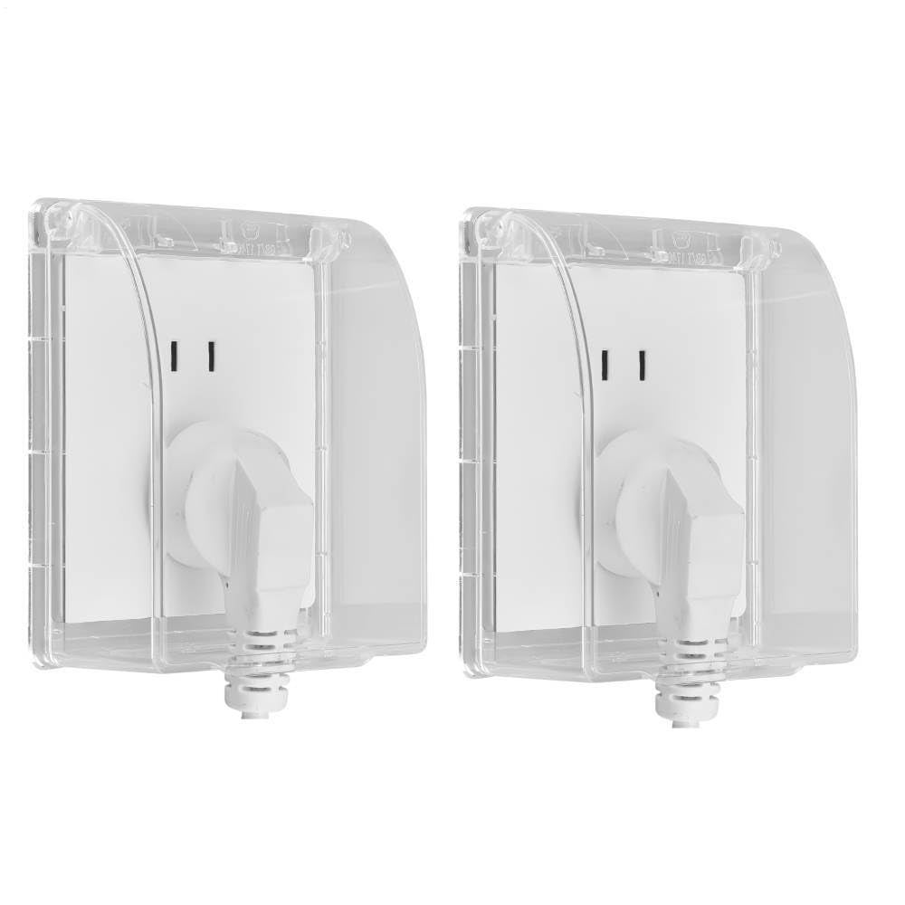 2 Pièces Cache Interrupteur Mural, Cache Prise Etanche Electrique ...