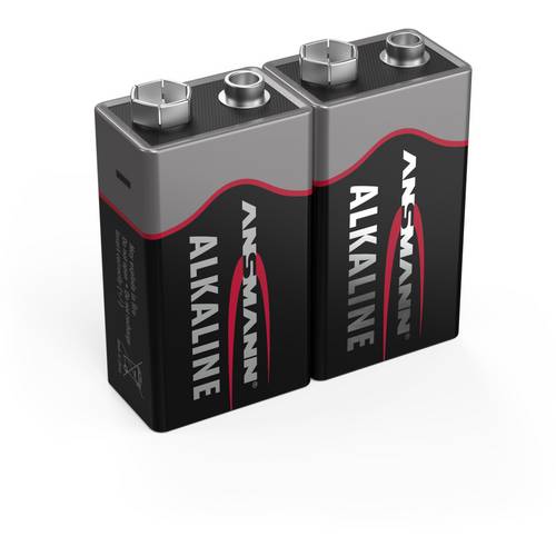 Ansmann 6LR61 Red-Line Pile 6LR61 (9V) alcaline(s) 9 V 2 pc(s) | Leroy ...