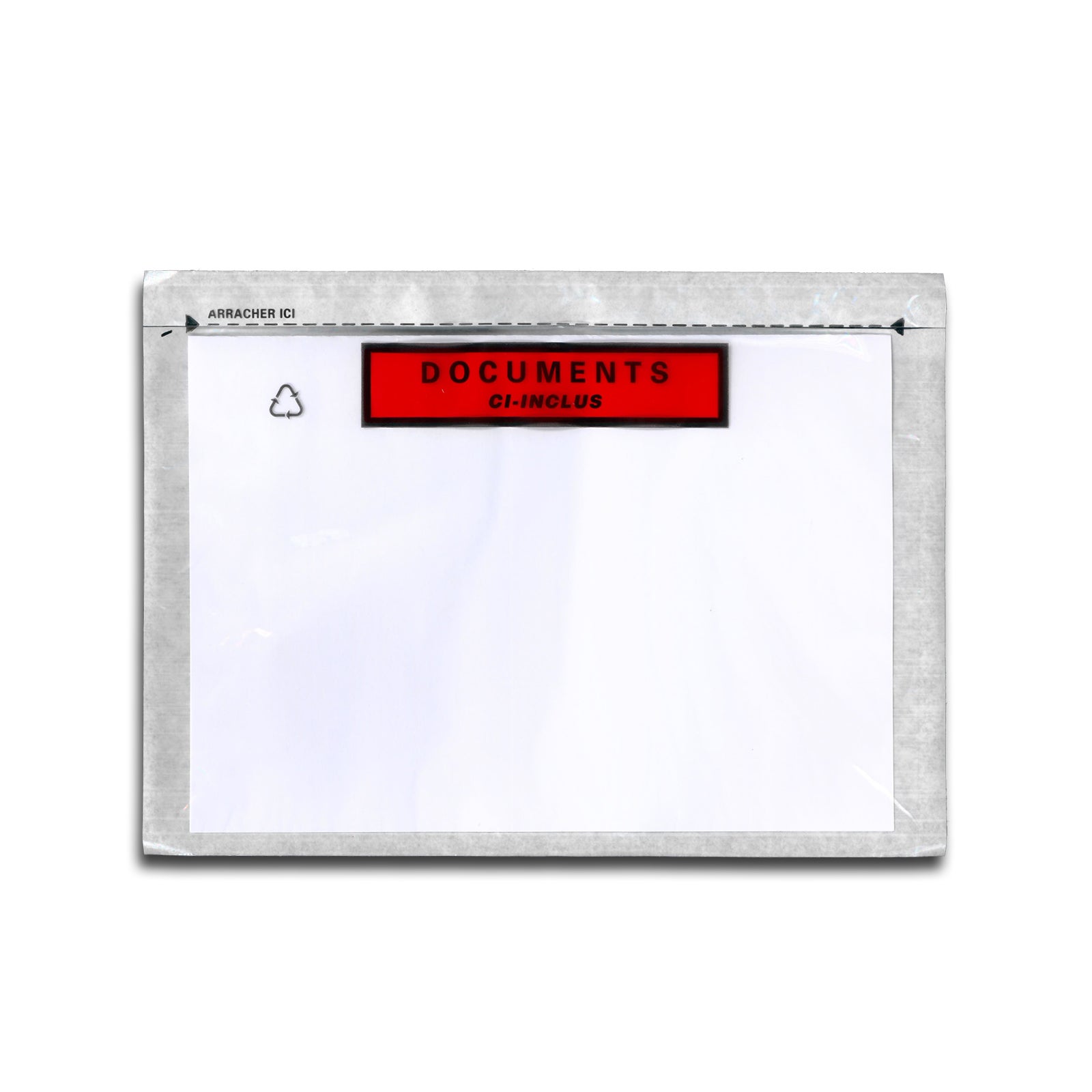 Lot de 100 Pochettes Documents ci-inclus ECO-LIST A5 | Leroy Merlin