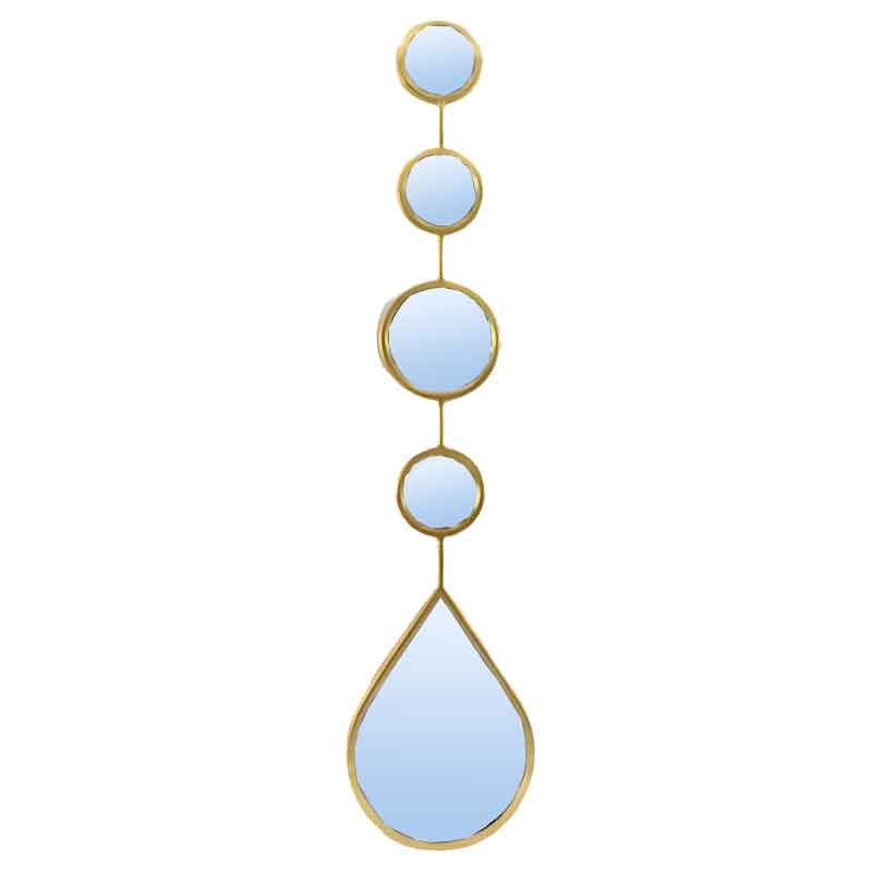 Miroir goutte fer doré 16x2x73cm | Leroy Merlin