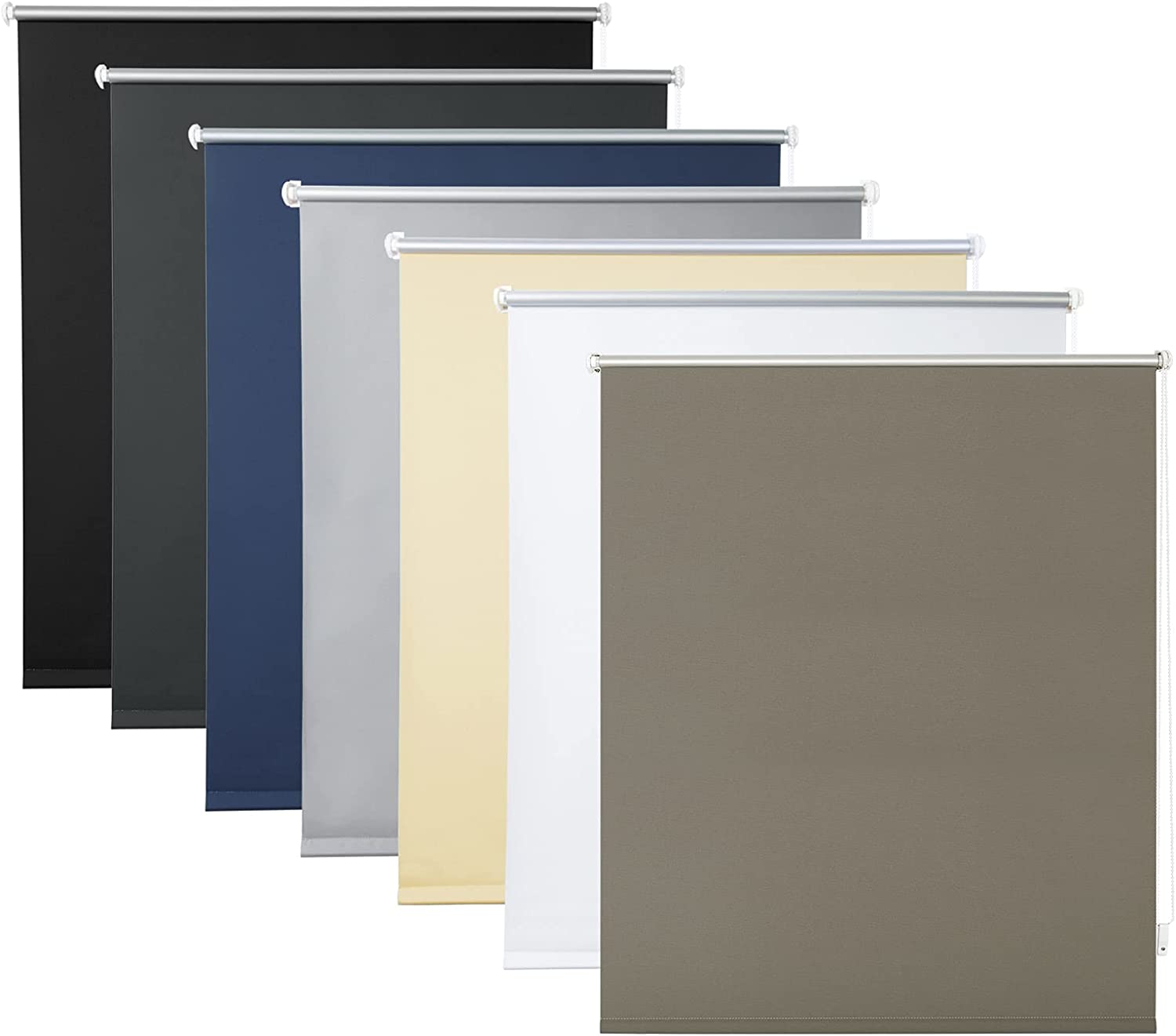 WOLTU Store Enrouleur occultant, Isolant Thermique avec revêtement sans ...