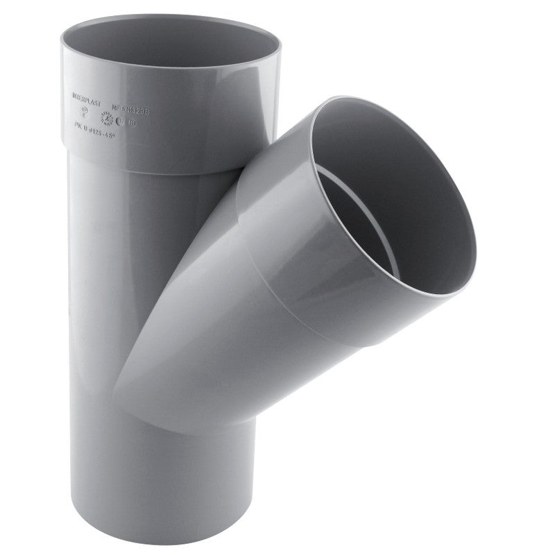 Culotte PVC évacuation 45° mâle/femelle Ø315 | Bricoman