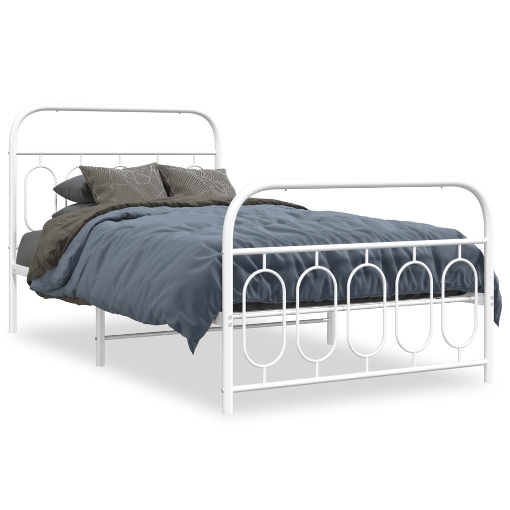 Cama individual | Cama para adultos | Estructura cama metal con ...