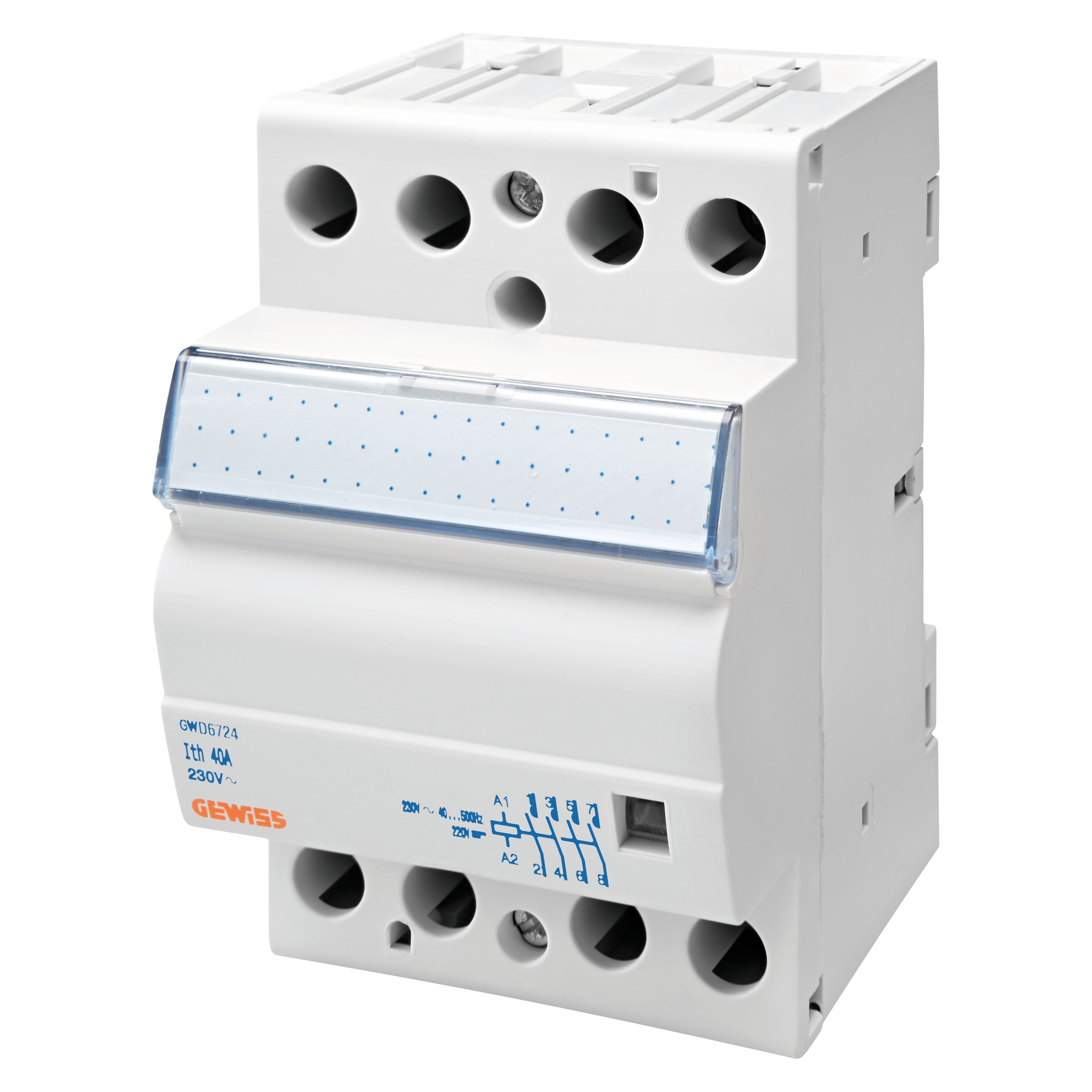Contacteur CTR modulaire 63 A 4NO 24 V 3 modules - GEWISS - GWD6733 ...