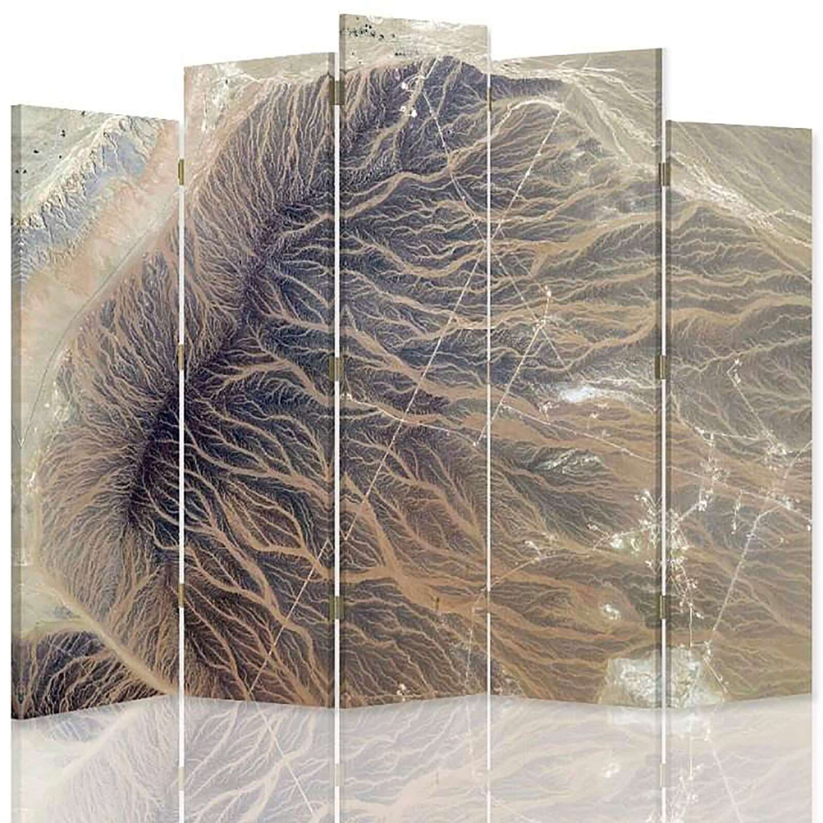 Paravent Design Structuré et Artistique 5 Panneaux - 180 x 180 cm - 2 ...