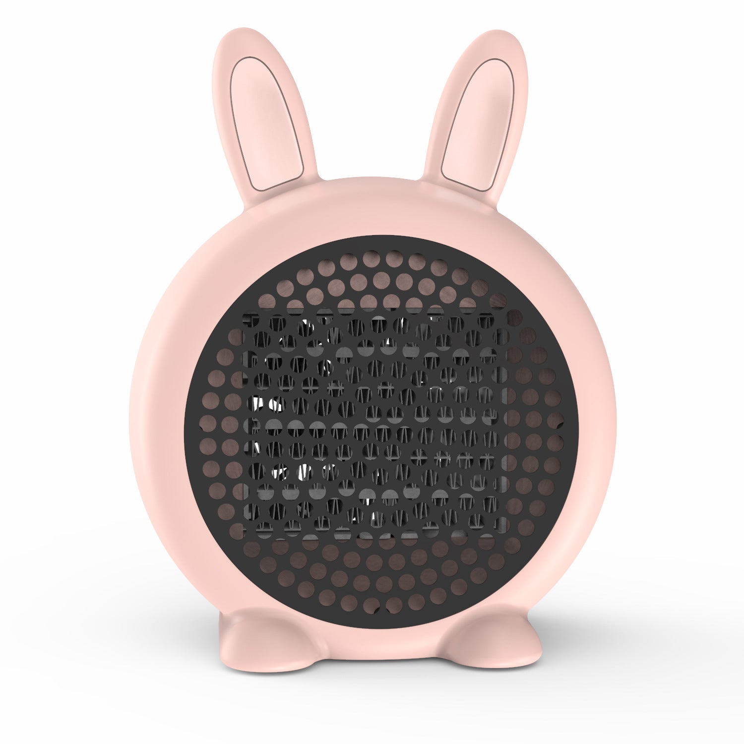 Mini calefactor eléctrico rosa para baño, 500 W, con interruptor ...