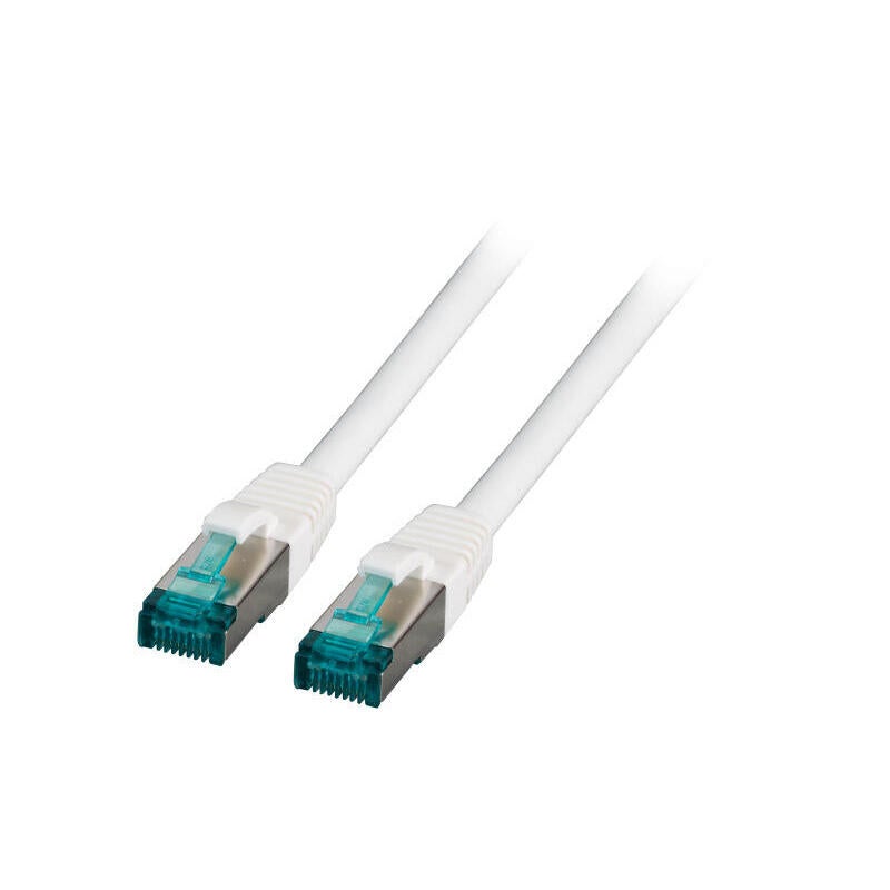 C ble r seau Efb rj45 s/ftp, cat.6a, lszh, 1.5m, blanc | Leroy Merlin