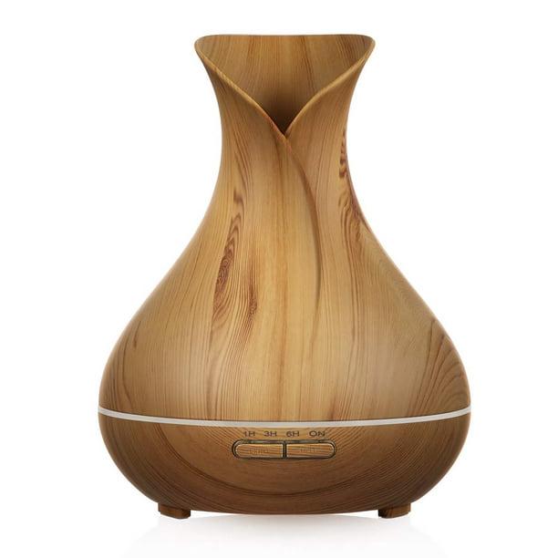 Diffuseur d'arômes 400 ml, humidificateur d'air ultrasonique style vase ...