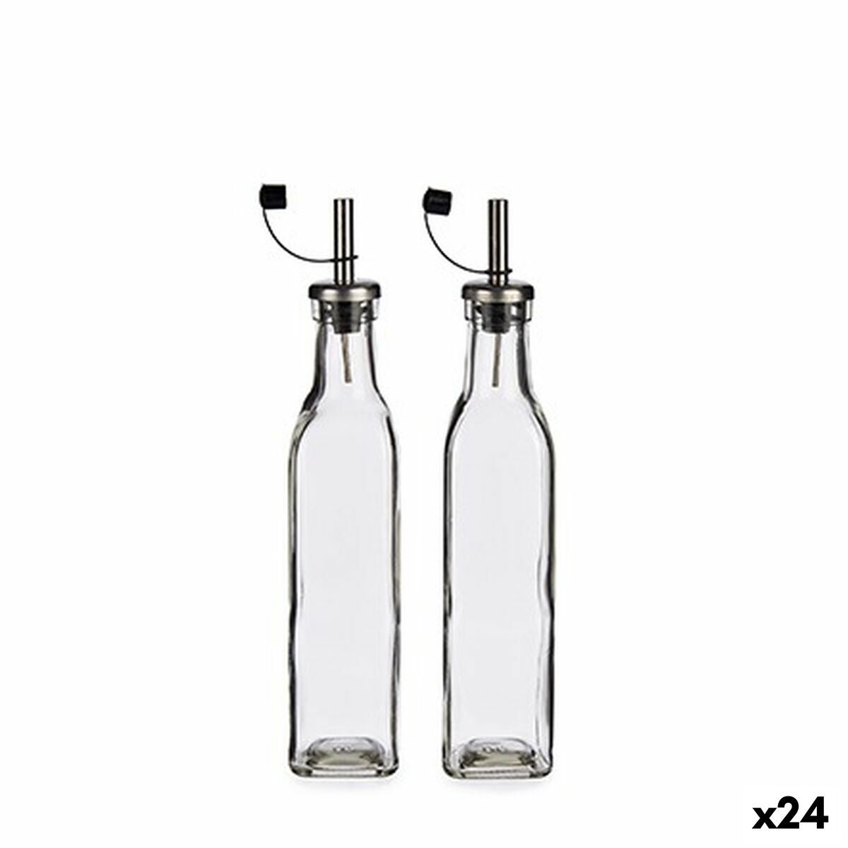 Set olio e aceto Trasparente Cristallo 300 ml (24 Unità) | Leroy Merlin