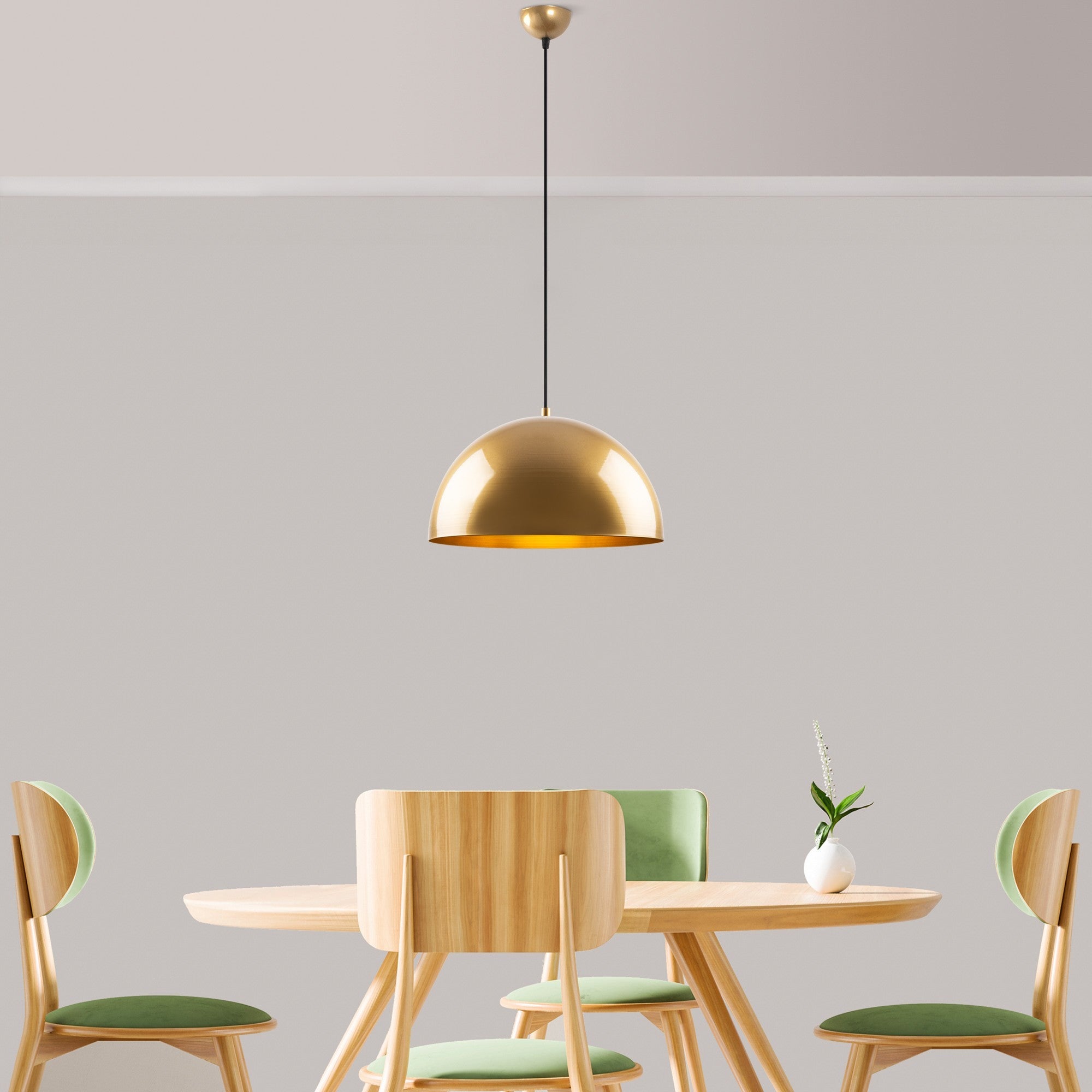 Lámpara de techo Kure - 40 - Mr-722 - 1 Dorado metal | Leroy Merlin