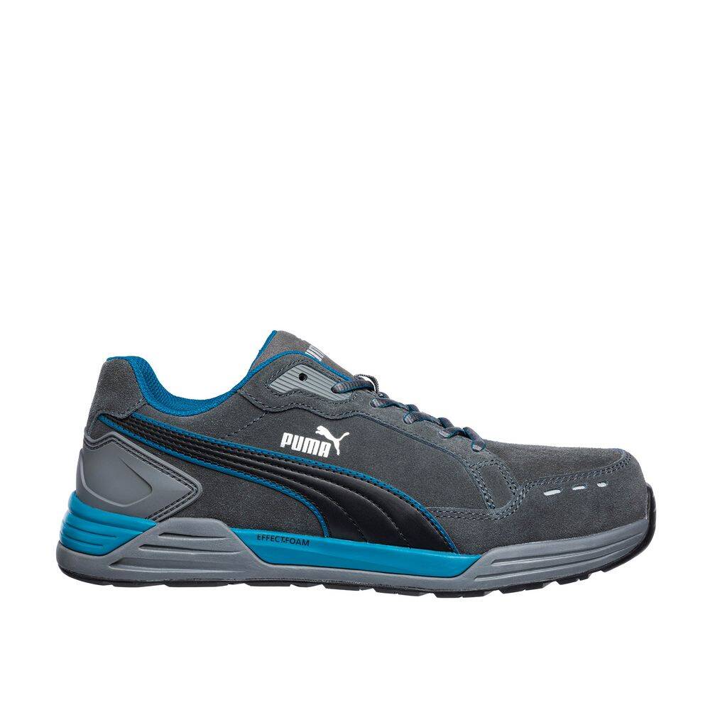 Chaussures de sécurité basses AIRTWIST Puma S3 ESD HRO SRC Gris / Bleu ...