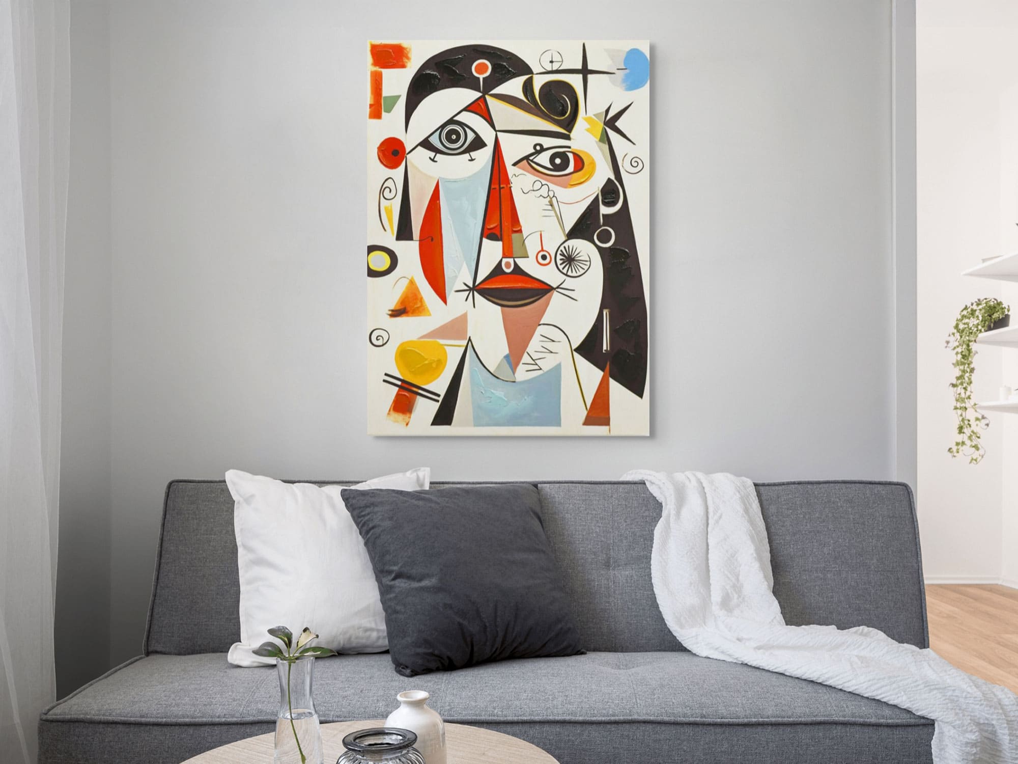 ADM - Tableau en acrylique brillant Hommage à Picasso 3 | Leroy Merlin