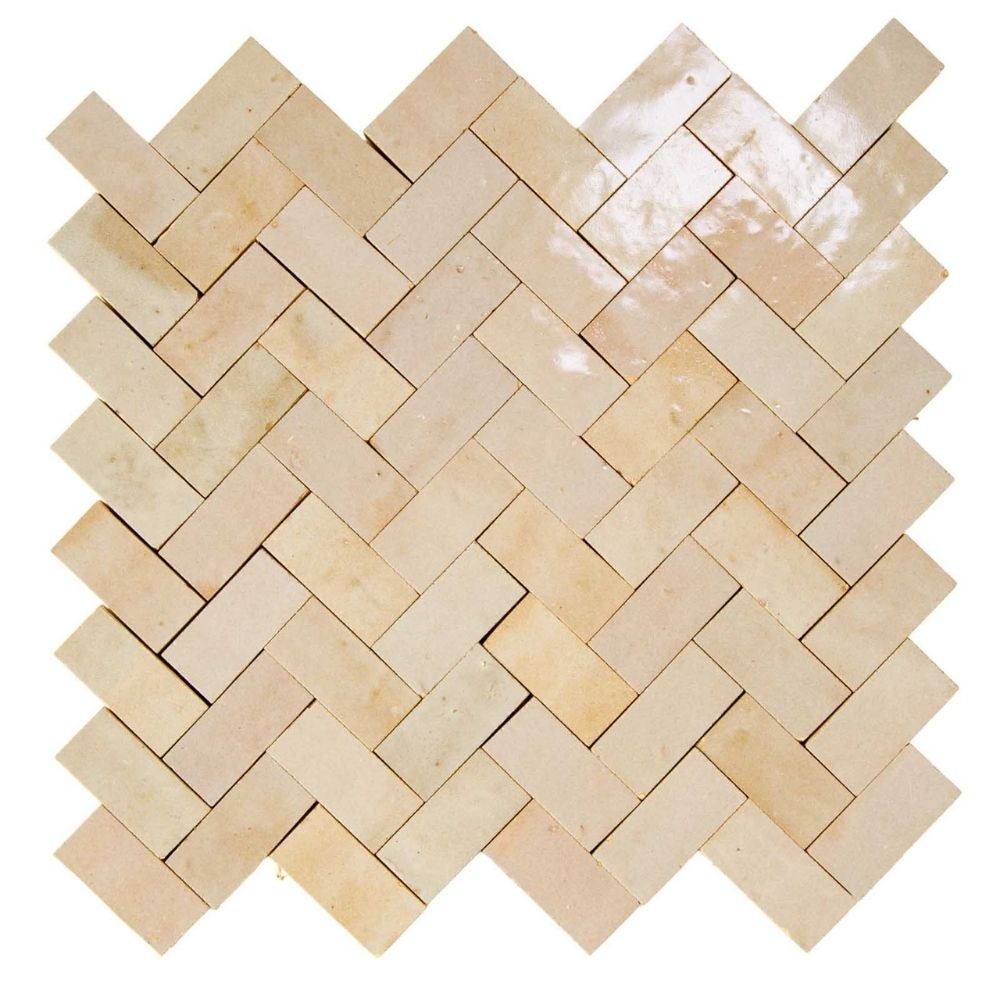Zellige Marocain - Chevron - Carrelage mur - Terre De Zellige - (Vendu ...
