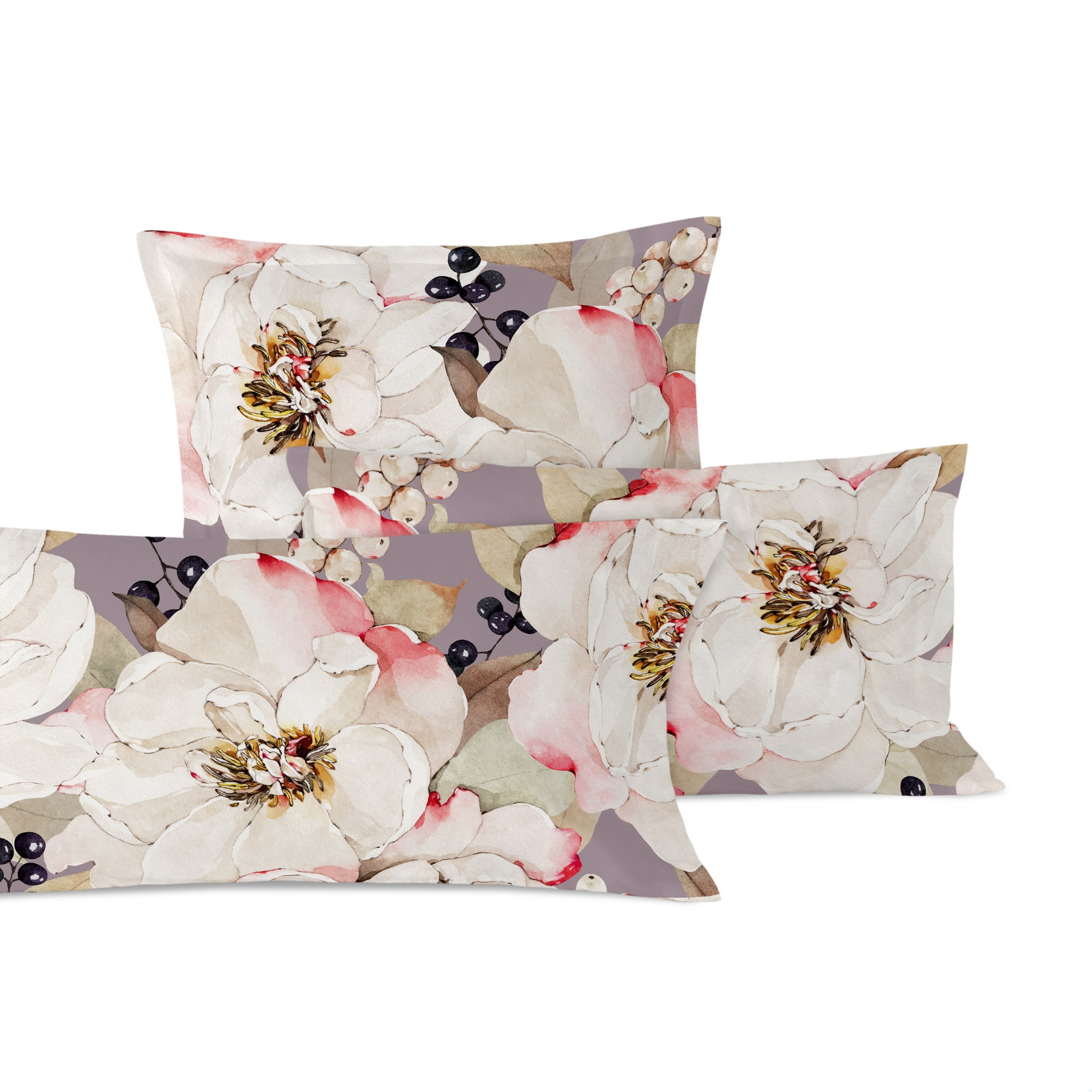 White peonies Funda de almohada 60x70 cm | Leroy Merlin