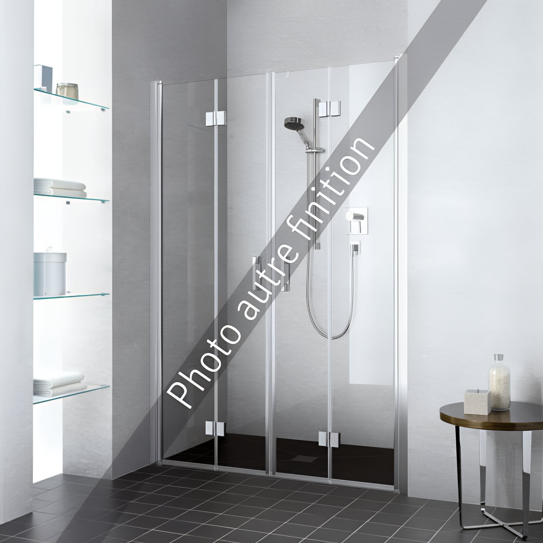 Paroi de douche pivotante repliable largeur 145 cm hauteur 200 cm ...