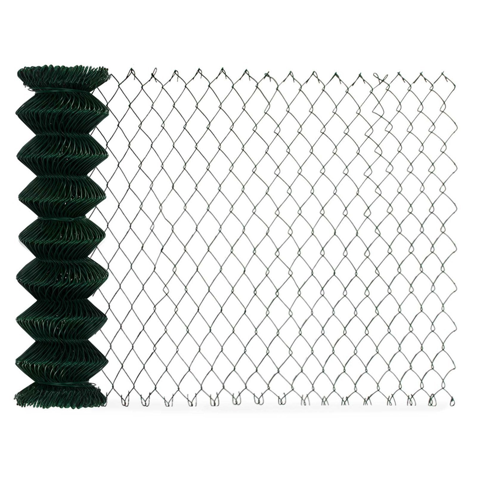 Grillage rouleau 2 m x 25 m simple torsion,Vert, Maille hexagonale : 60 ...