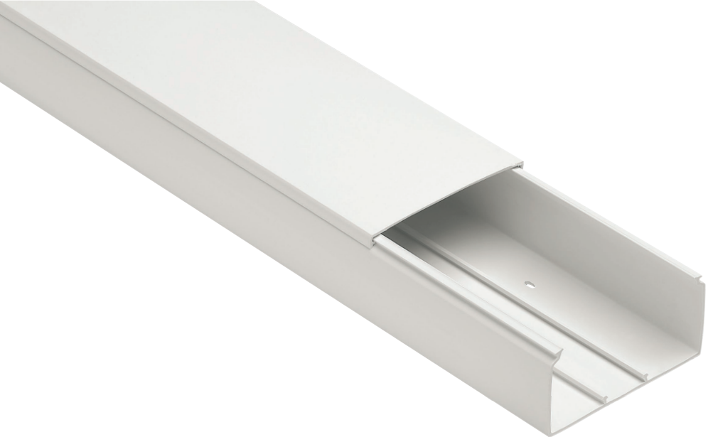 Canale bianco portacavi pvc rigido autoestinguente 150x60mm barra 2 ...