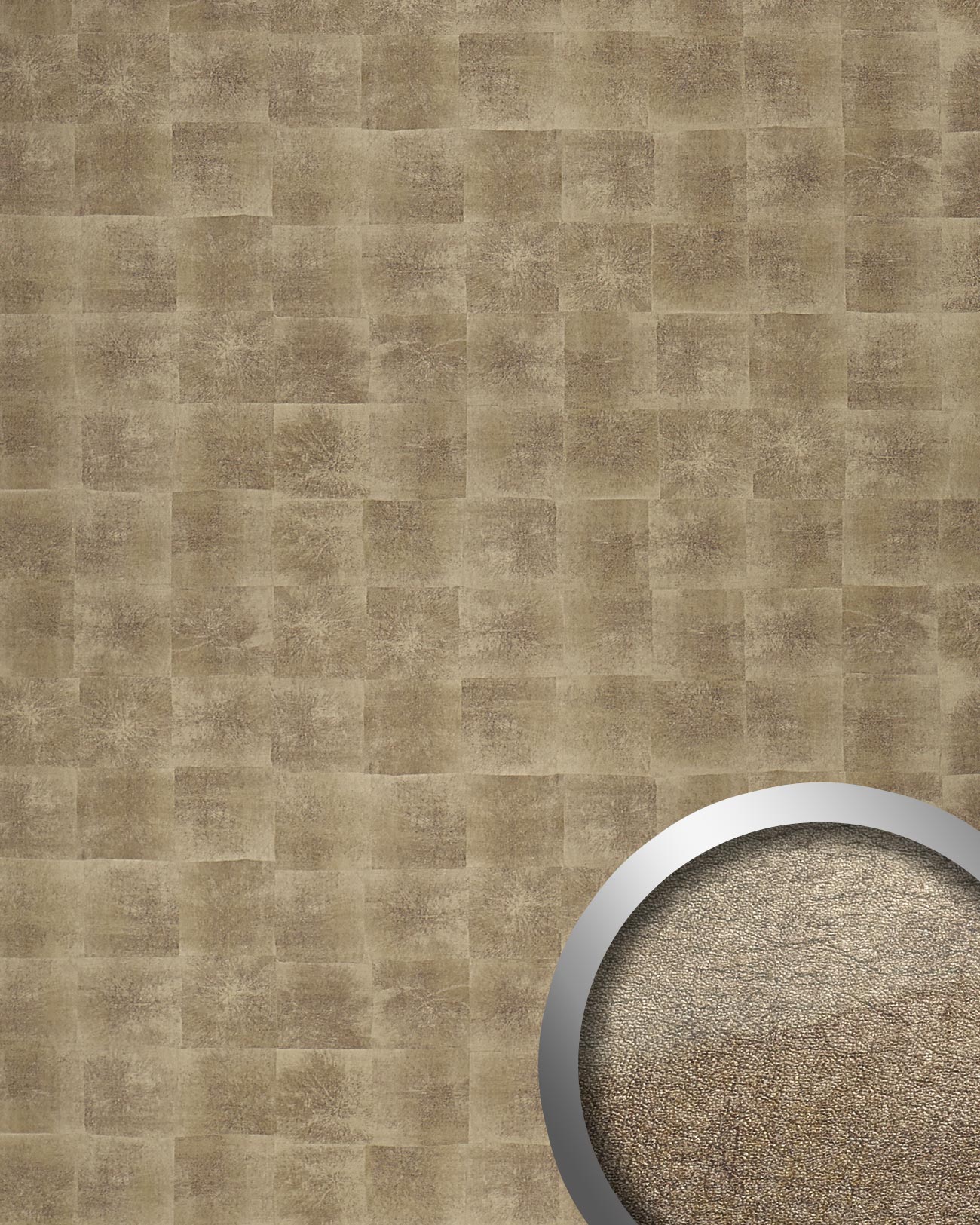 Panel de pared WallFace aspecto metálico vinge 17846 LUXURY Bronze ...