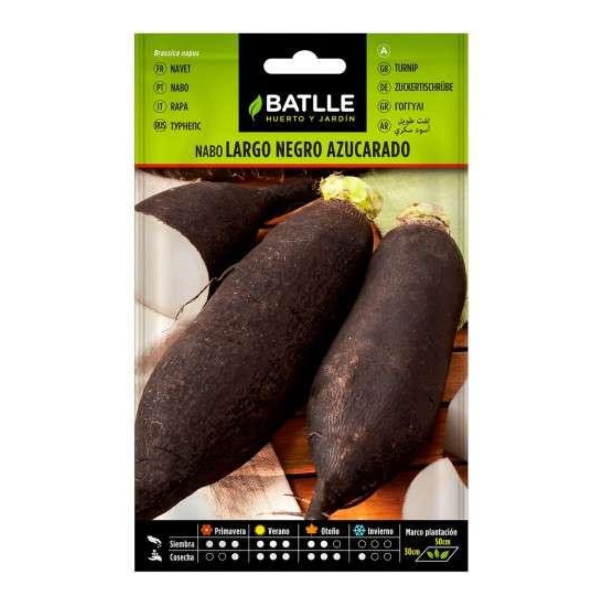 Semillas de Nabo Largo negro azucarado - Calidad y Versatilidad | Leroy ...