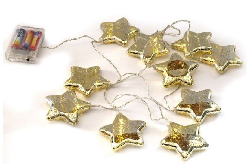 Guirnalda de 10 corazones de 5x4 cm con 1 LED por corazón largo 160 cm ...