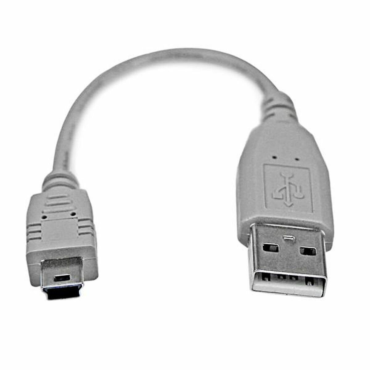 Cable USB 2.0 A a Mini USB B Startech USB2HABM6IN Gris | Leroy Merlin