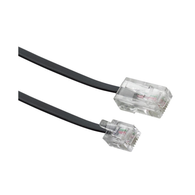 Schwaiger modem-kabel rj11 6p2c - rj45 8p2c 6m schwarz | Leroy Merlin