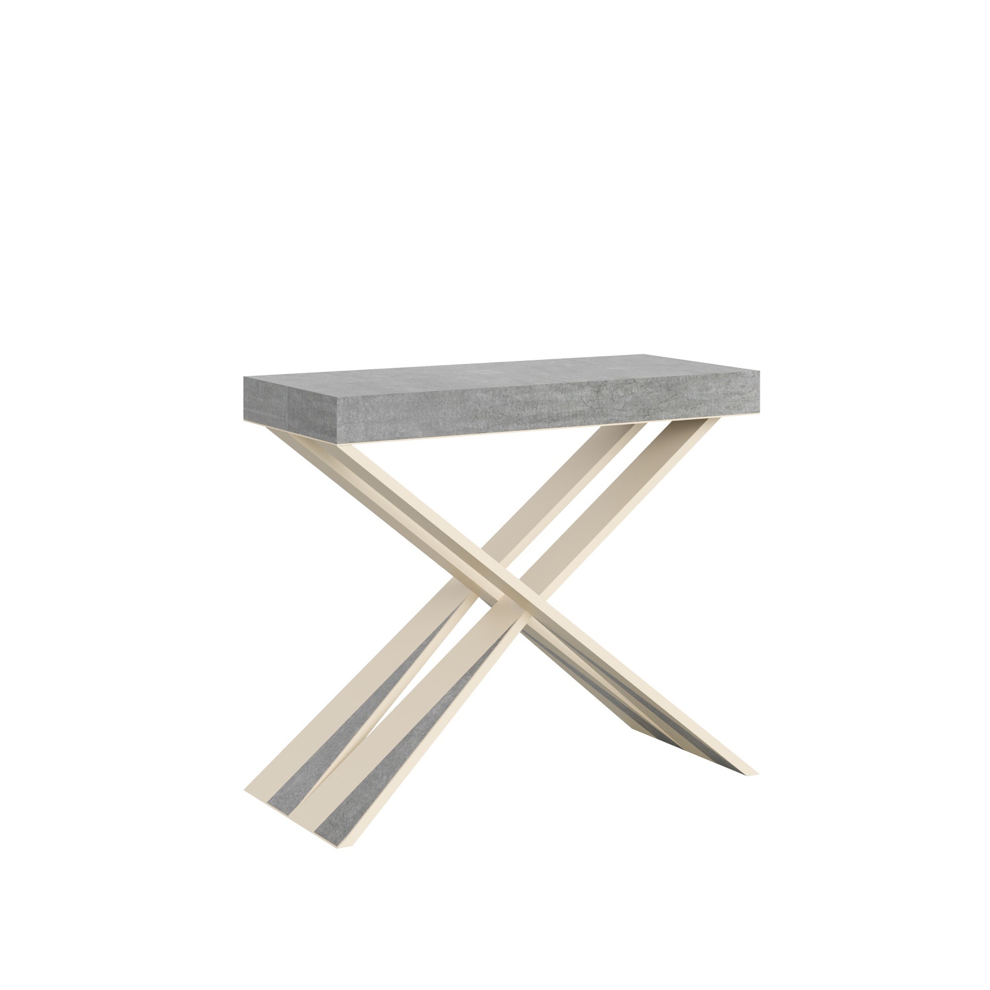 Consolle Allungabile 90-300x40x77 cm in Nobilitato Grigio | Leroy Merlin