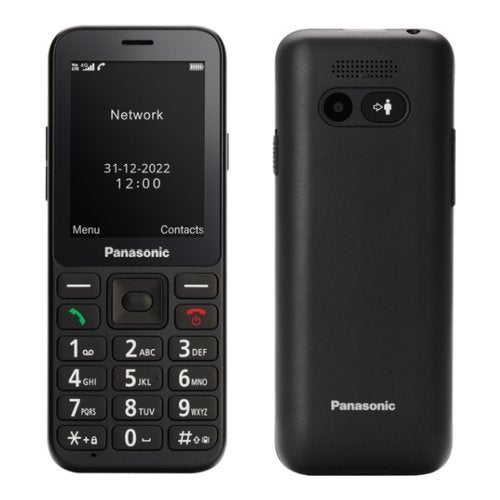 Teléfono celular Panasonic KX TU250EXBN Easy Phone Negro | Leroy Merlin