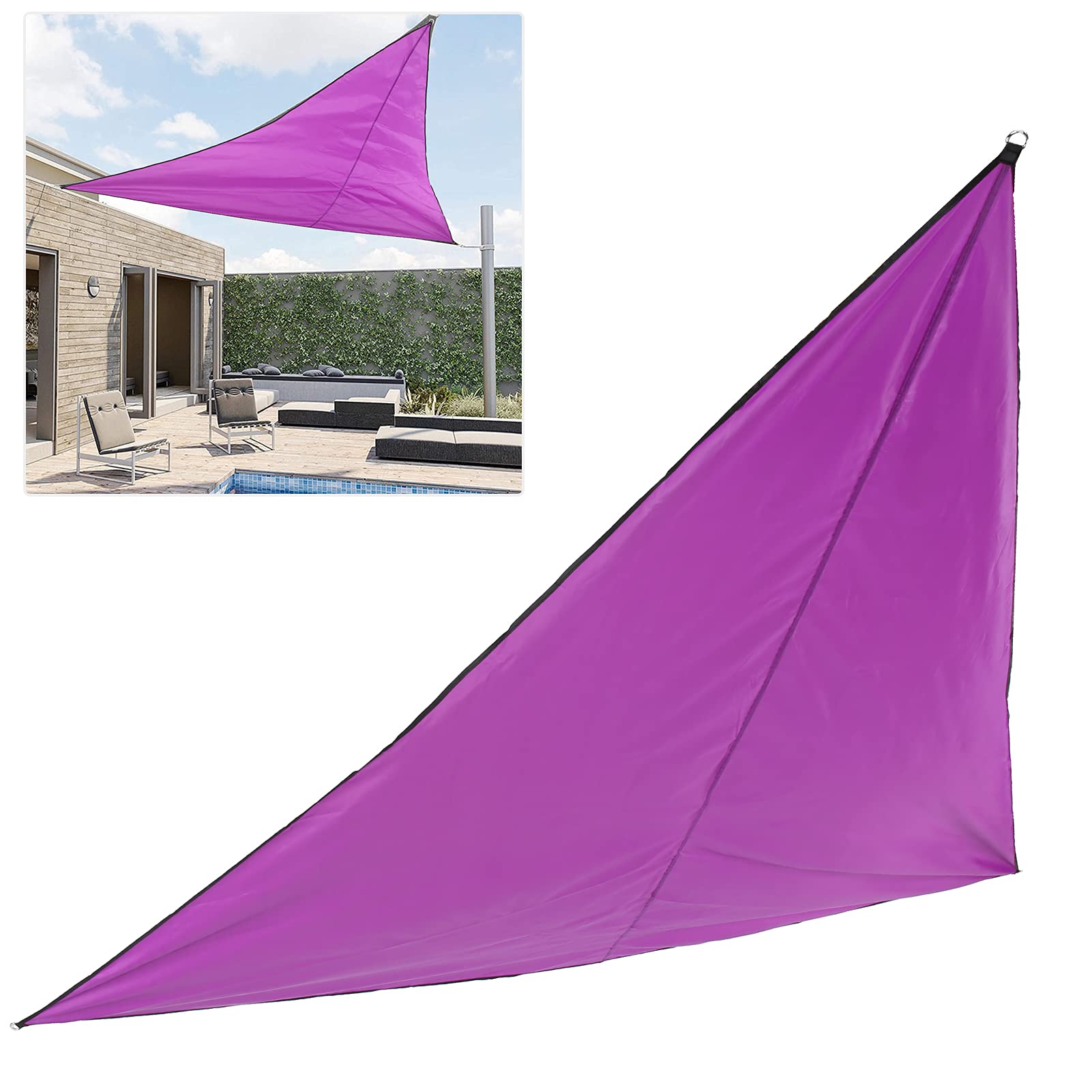 Triangolo parasole impermeabile traspirante Oxford tessuto ombreggiante ...