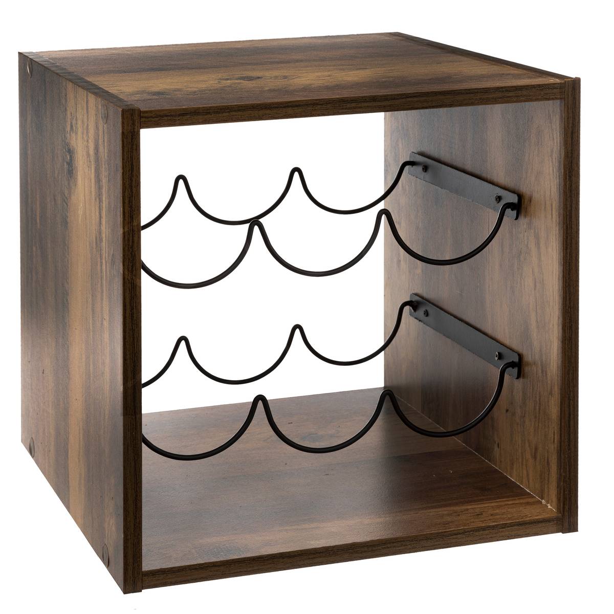 5five - armario "mix n modul" de 6 botellas indus en efecto madera ...