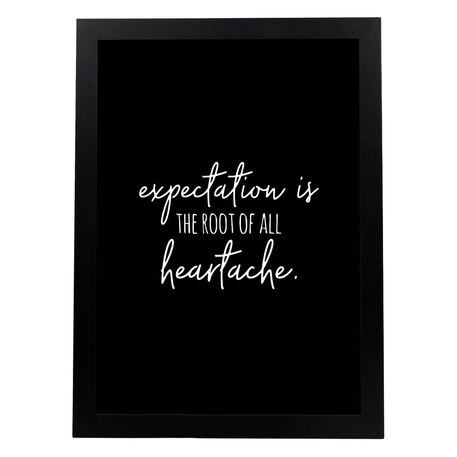 Poster Con Frase Inspiracional. Lámina De Decoración 'expectacion' Con ...