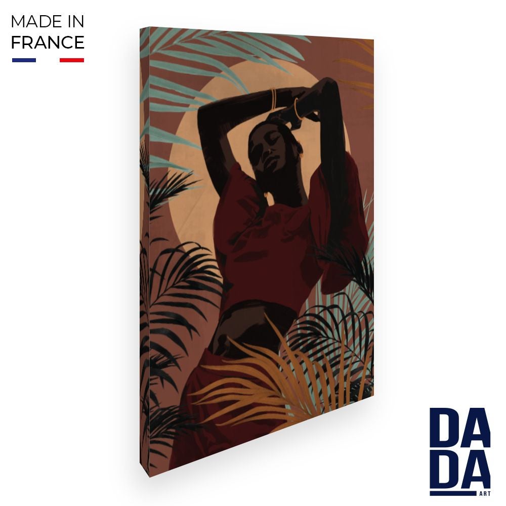 Toile Soleil et feuillage / 100x140cm / Fabriqué en France / DADA ART ...