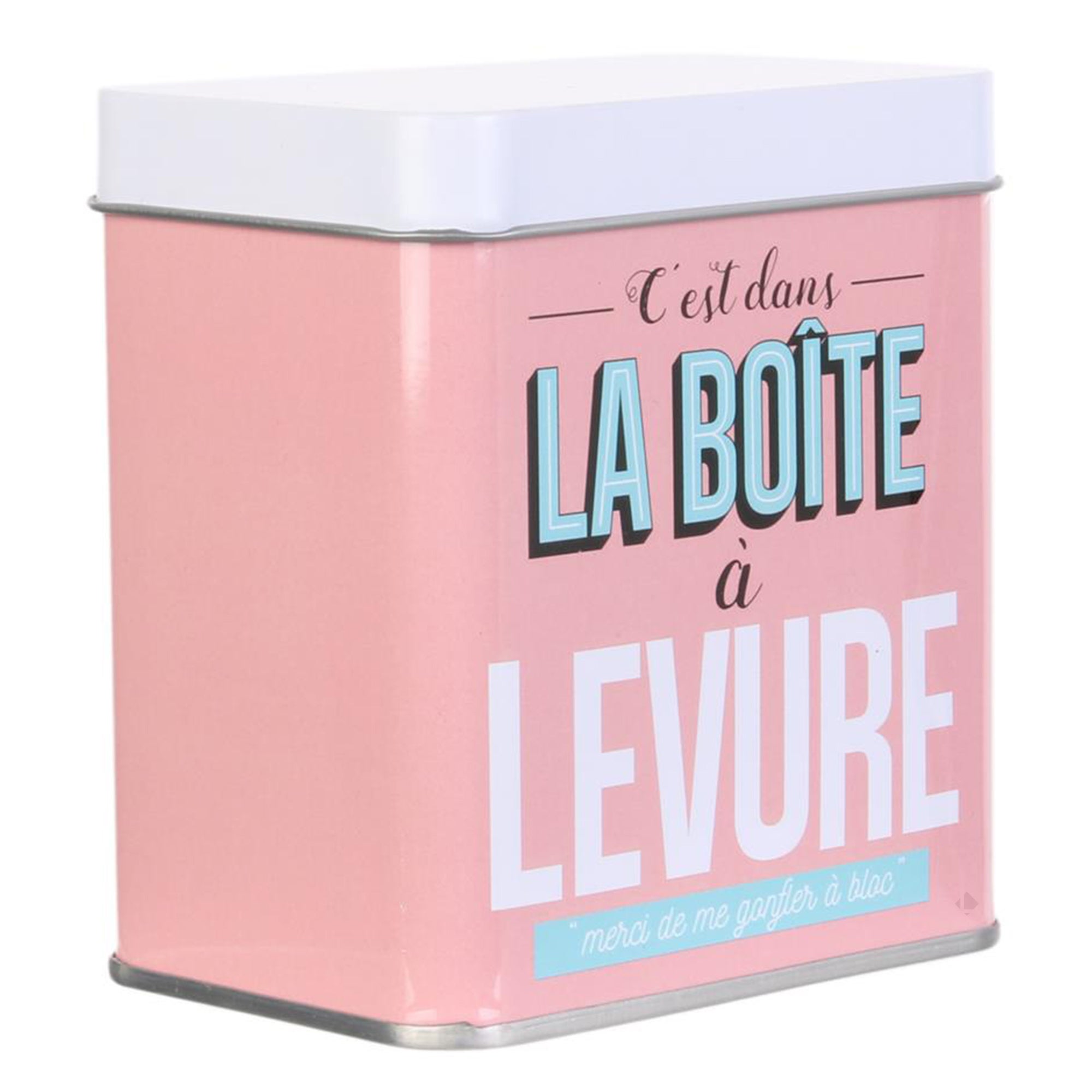 Petite boîte en métal 9x10x6 cm collection LA BOITE A levure rose ...