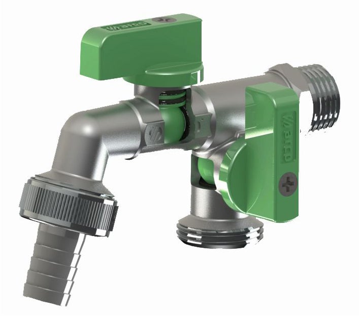 Rubinetto esterno all'aperto 1/2" x 3/4" x 3/4" | Leroy Merlin