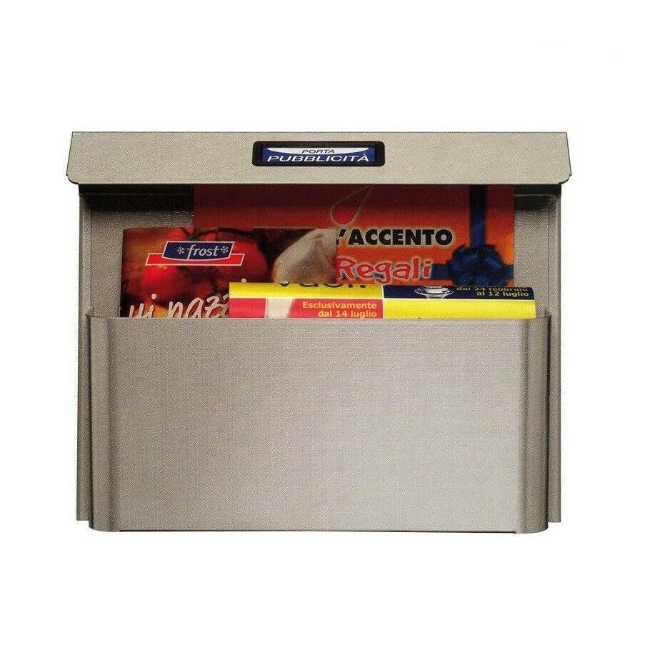 Support publicitaire en acier inoxydable avec toit 41415 de Silmec ...