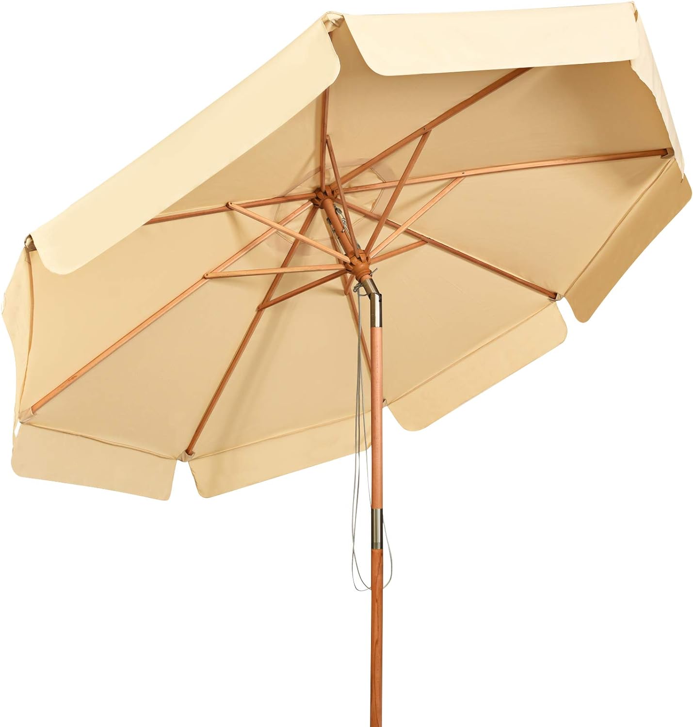 3M Parasol de Jardin Octogonale,Parasol de Balcon Inclinable,Hauteru 2 ...