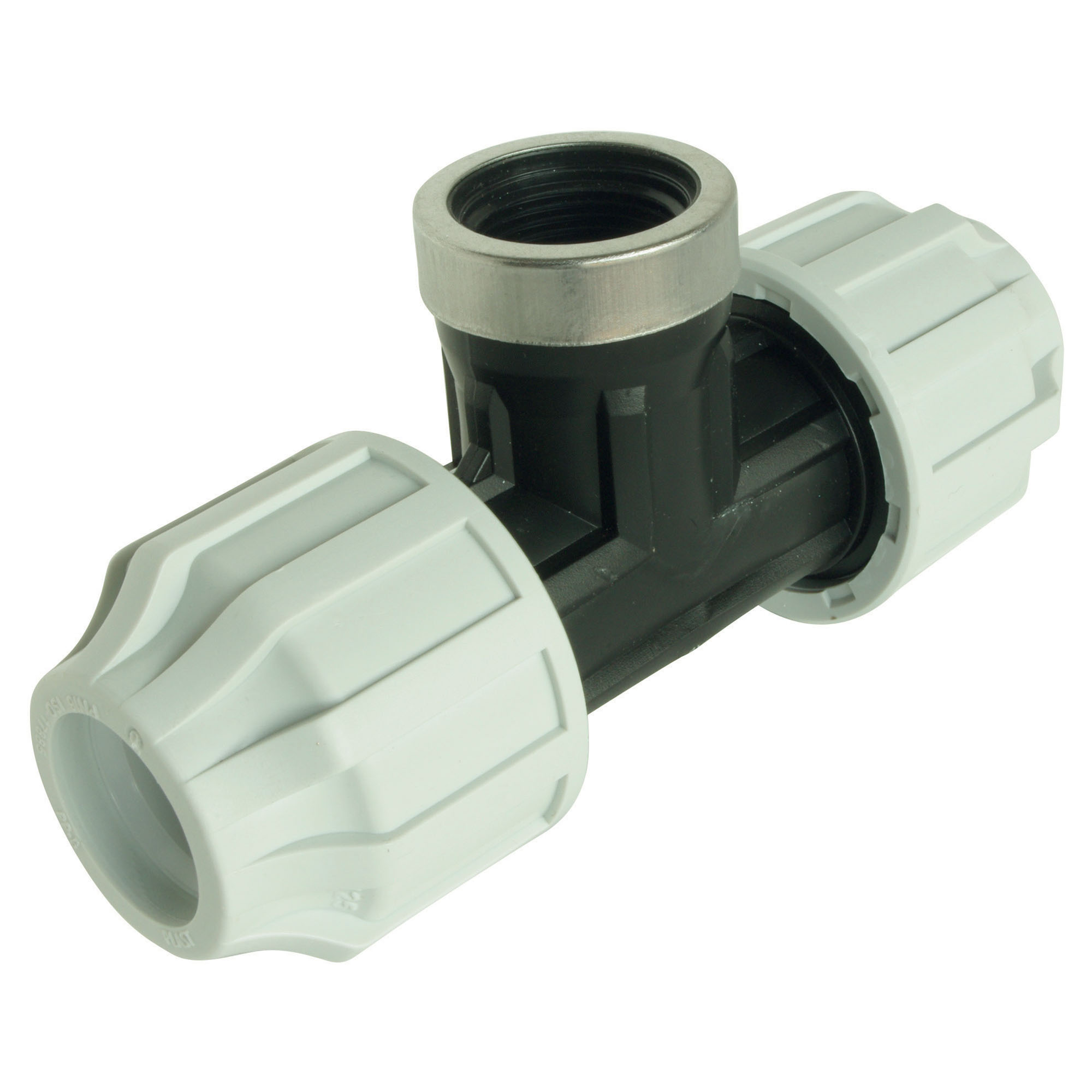 Raccord plastique Té Femelle 1" au centre pour tube PE Ø32 mm | Leroy ...